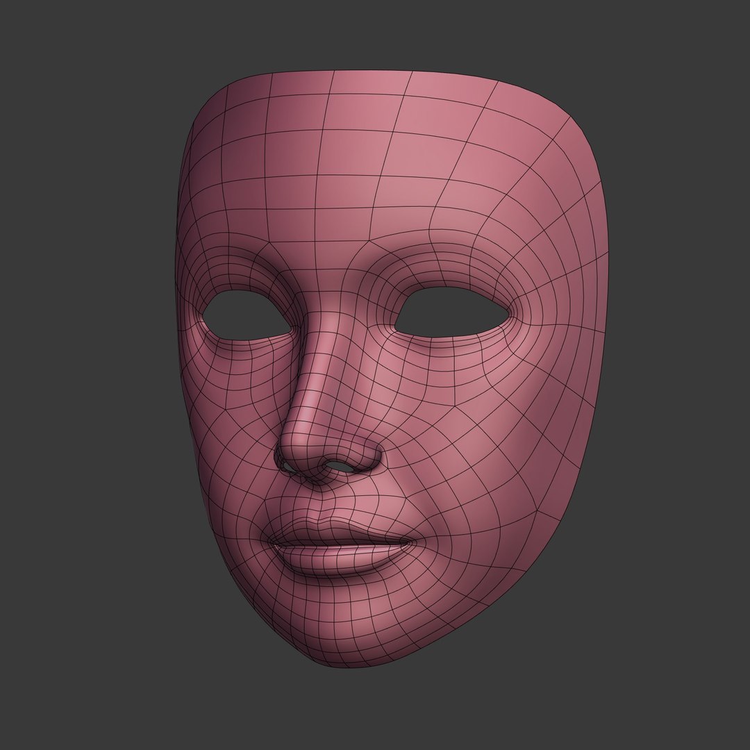 Neutral Mask 3D Model - TurboSquid 1547594