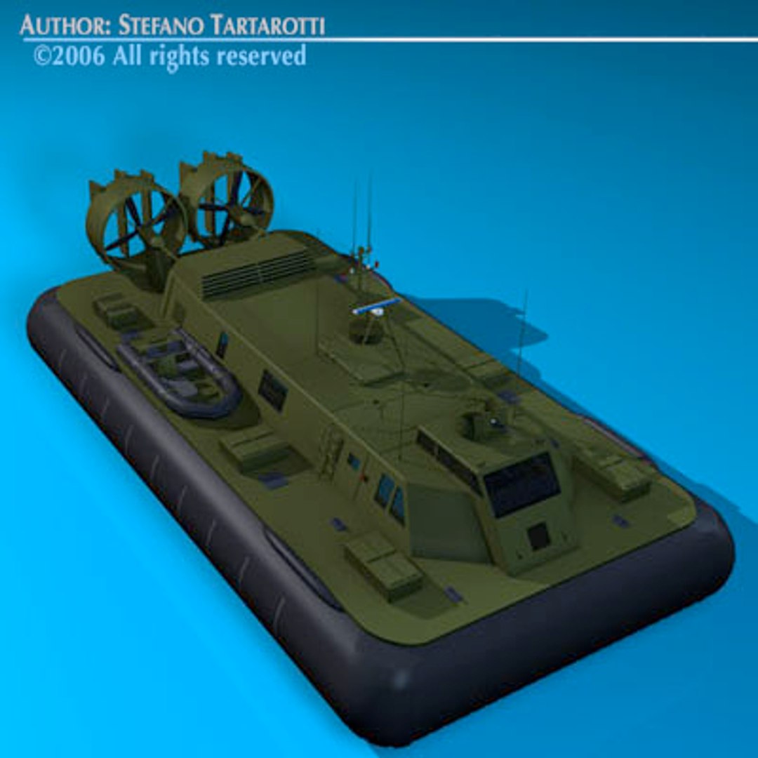 Dxf Military Hovercraft