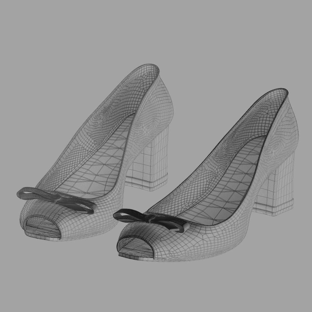 3d Female Shoes