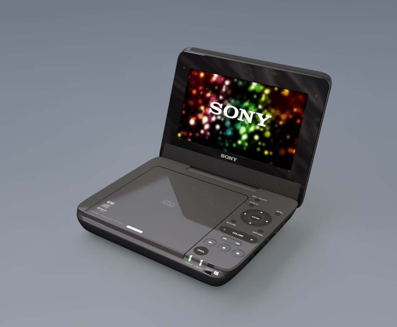 3d Model Of Sony Portable Dvd Player