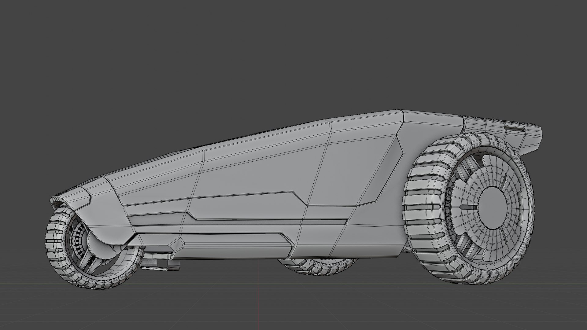 Futuristic Car 3D Model - TurboSquid 2269456