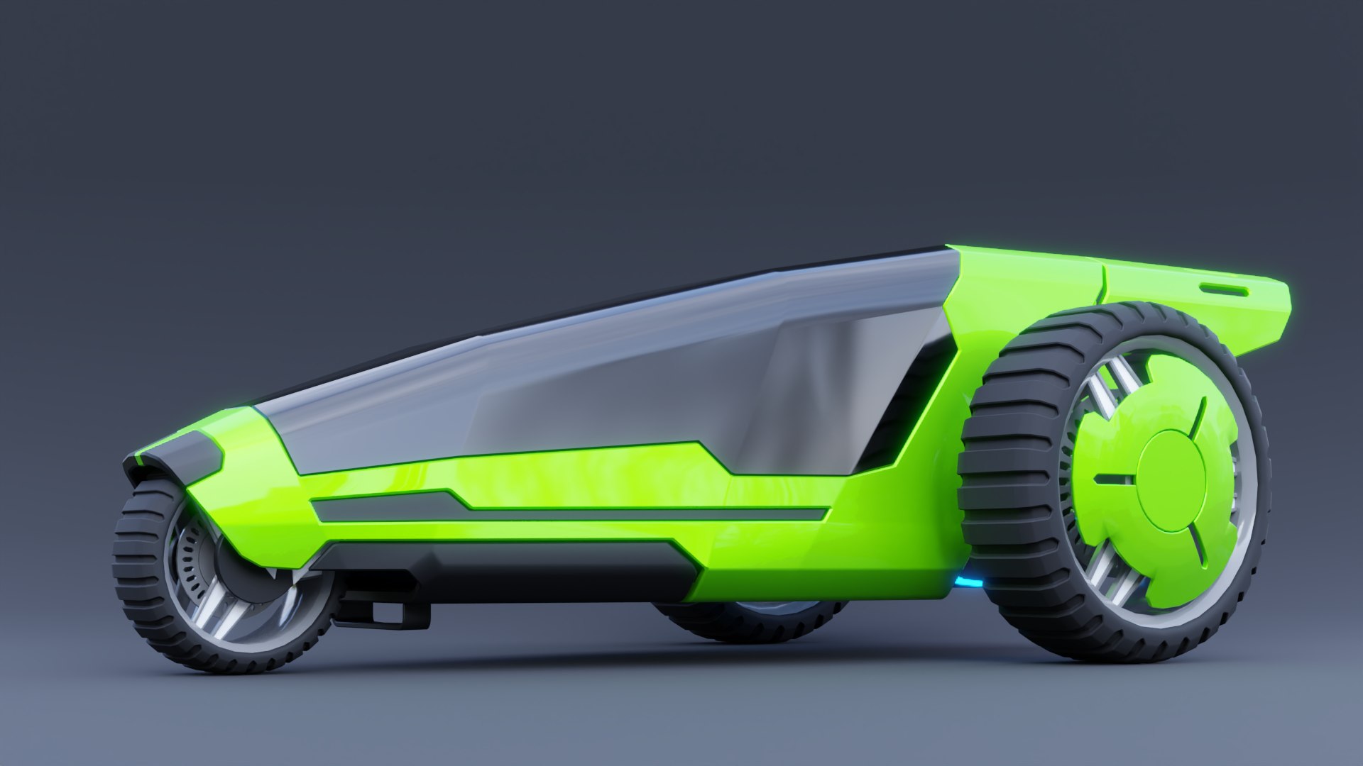 Futuristic Car 3D Model - TurboSquid 2269456