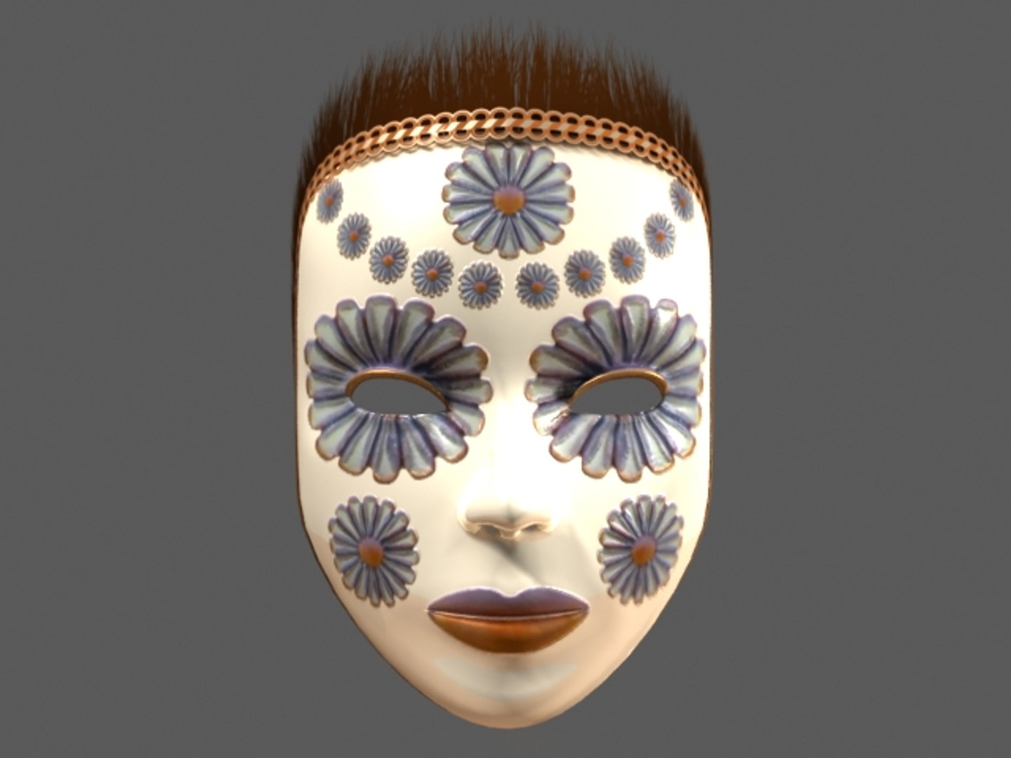 3d Model Of Venetian Mask
