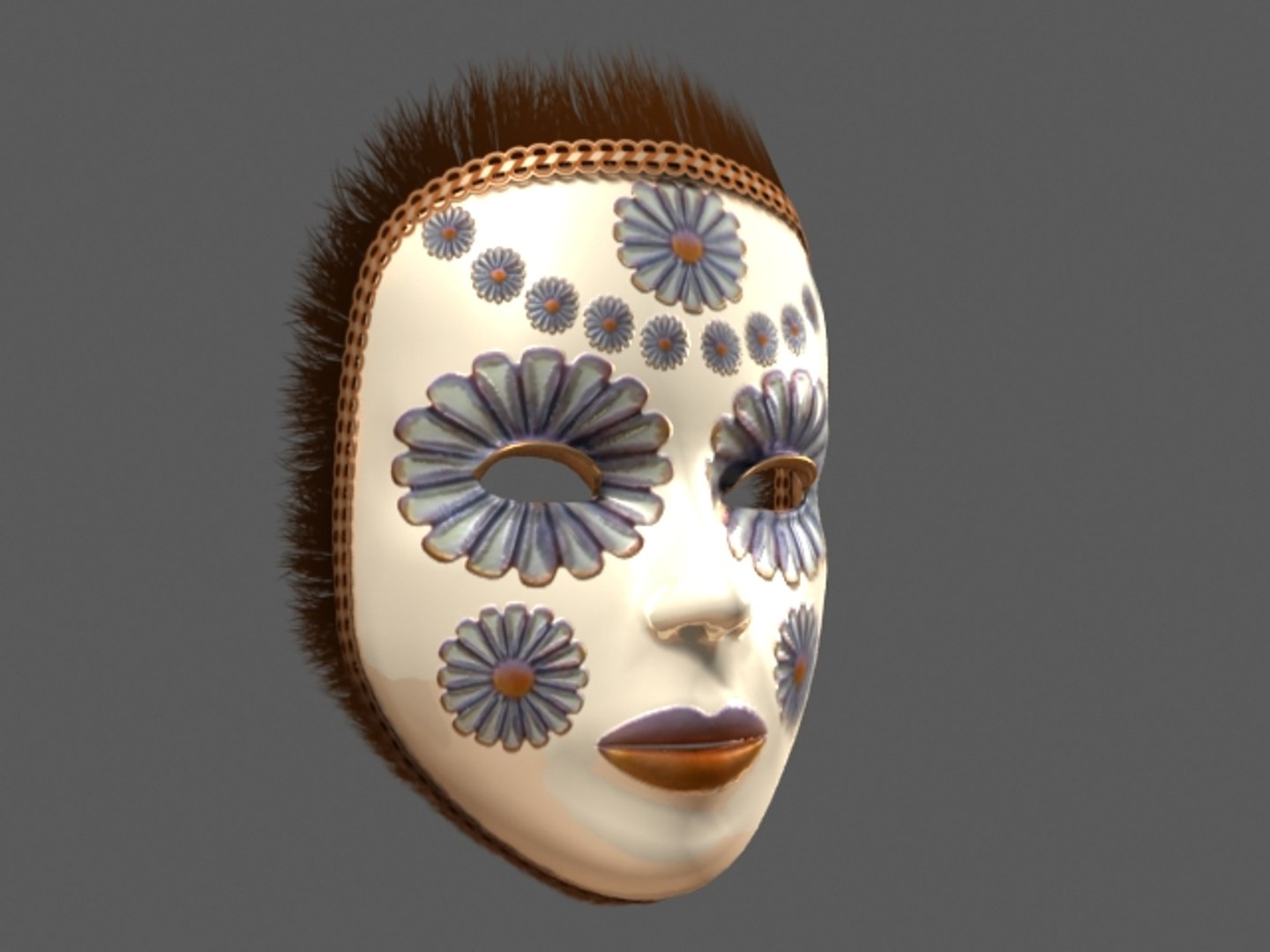 3d Model Of Venetian Mask