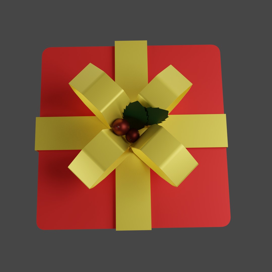 3D christmas box - TurboSquid 1644606