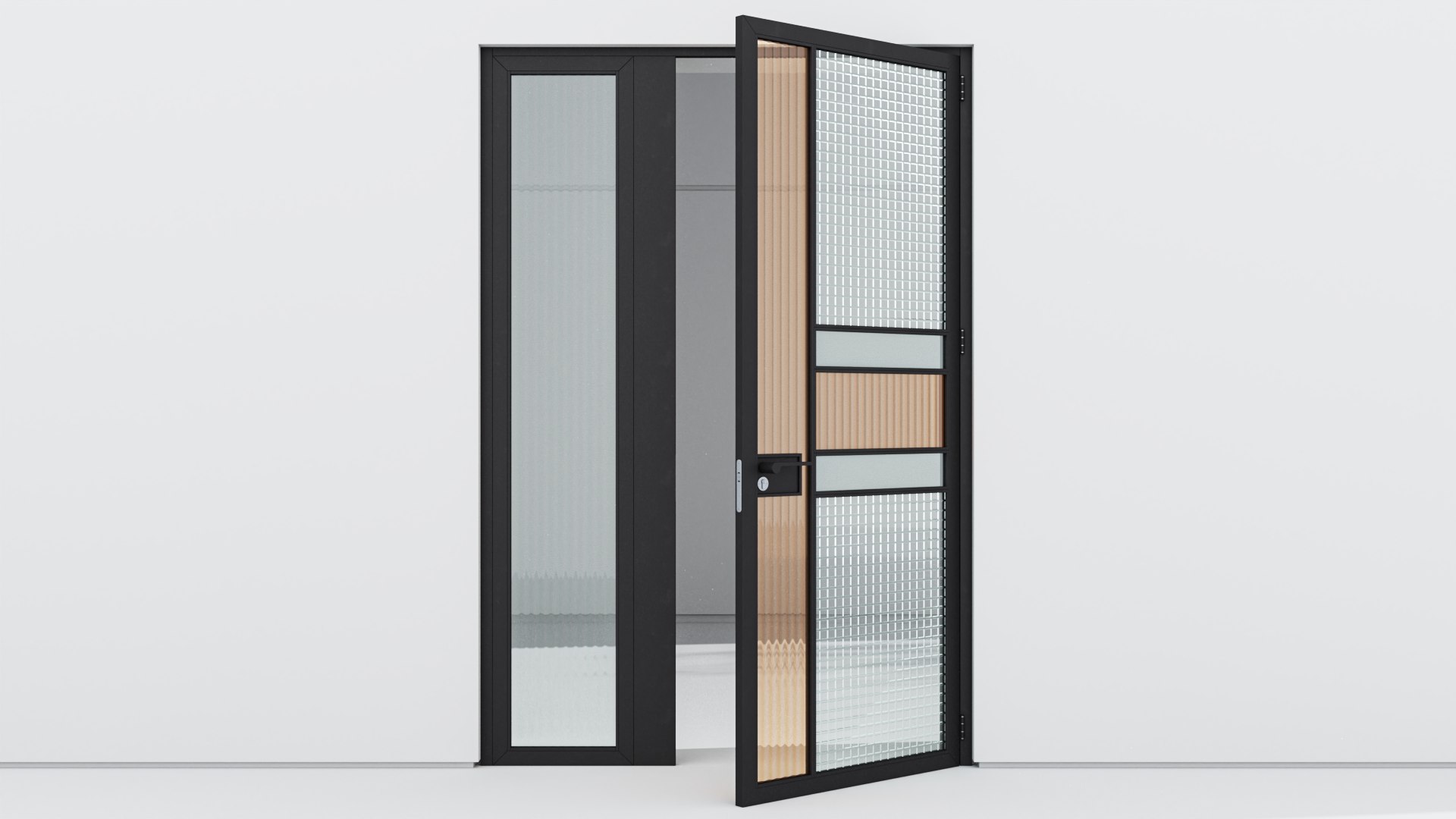 Aluminium Door 247 3D Model - TurboSquid 2047113
