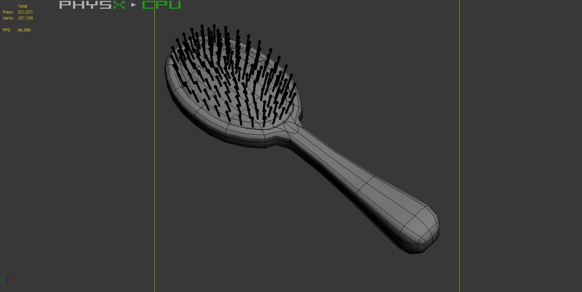 3d hair comb