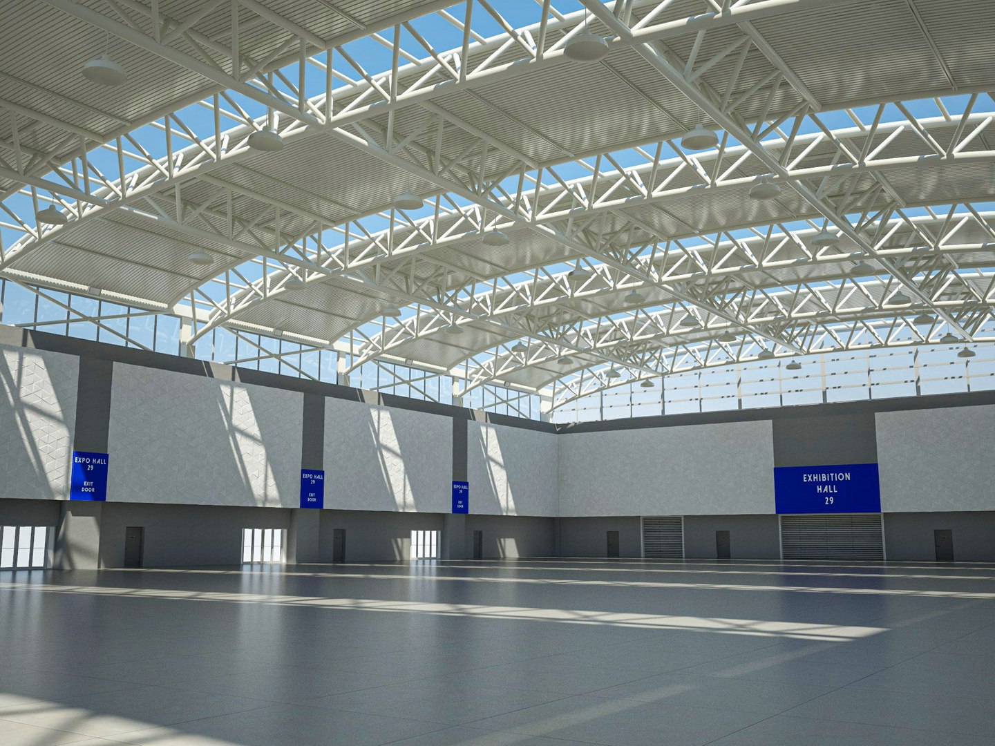 3D Exhibition Hall 29 model - TurboSquid 2080098