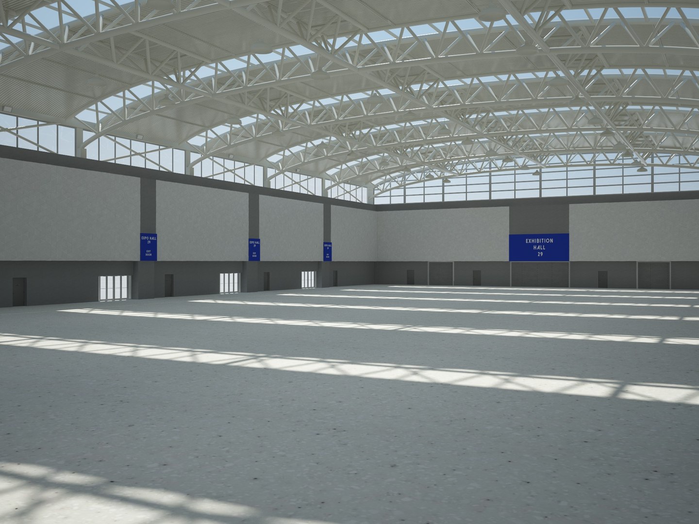3D Exhibition Hall 29 Model - TurboSquid 2080098