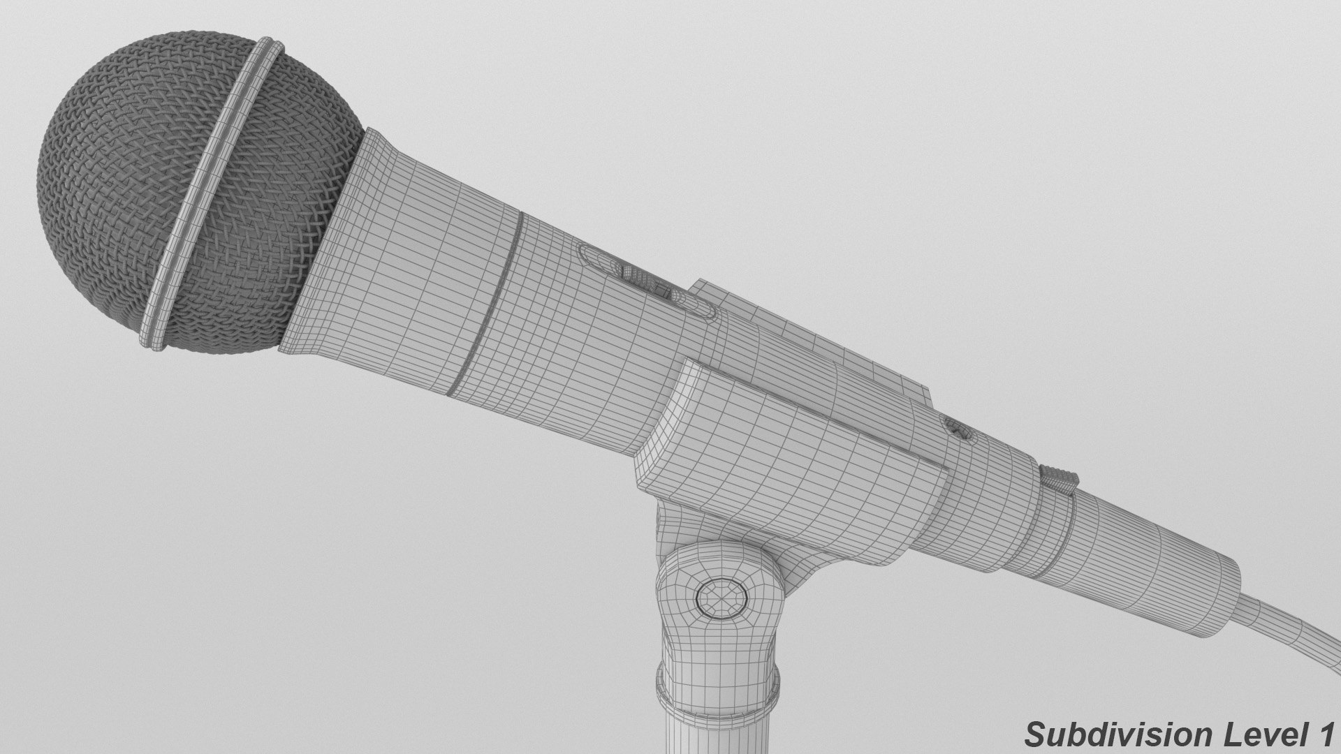 Microphone Stand Mic Model - TurboSquid 1157754