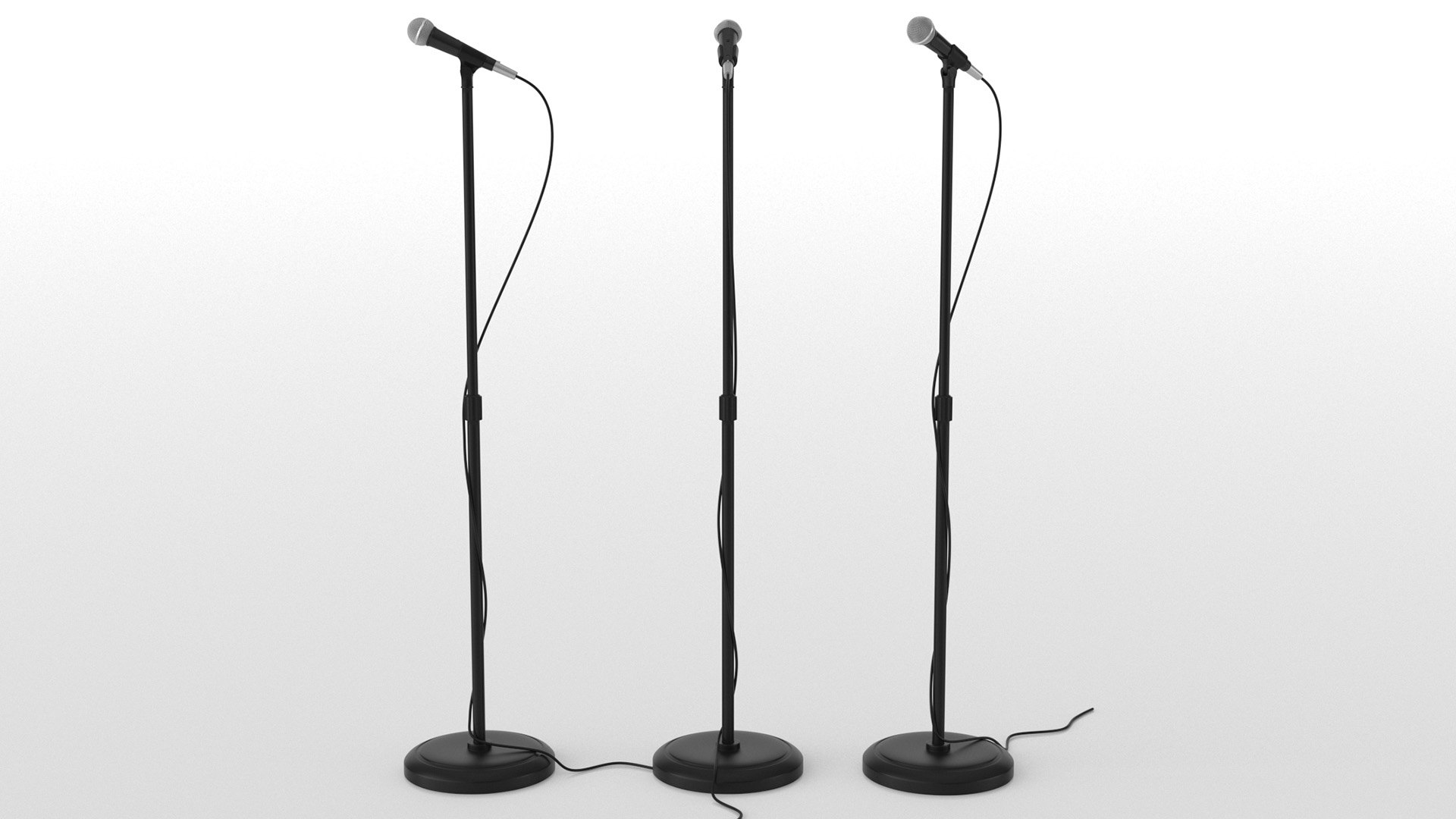 Microphone Stand Mic Model - TurboSquid 1157754