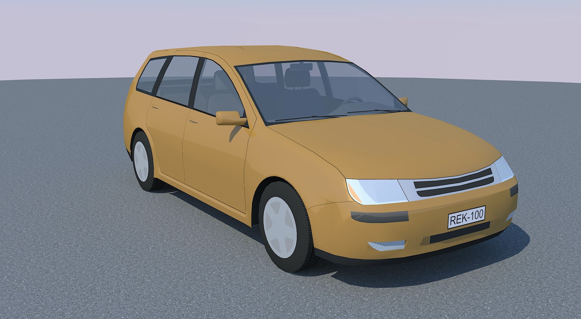 3D Generic Car For Sketchup - TurboSquid 1716991