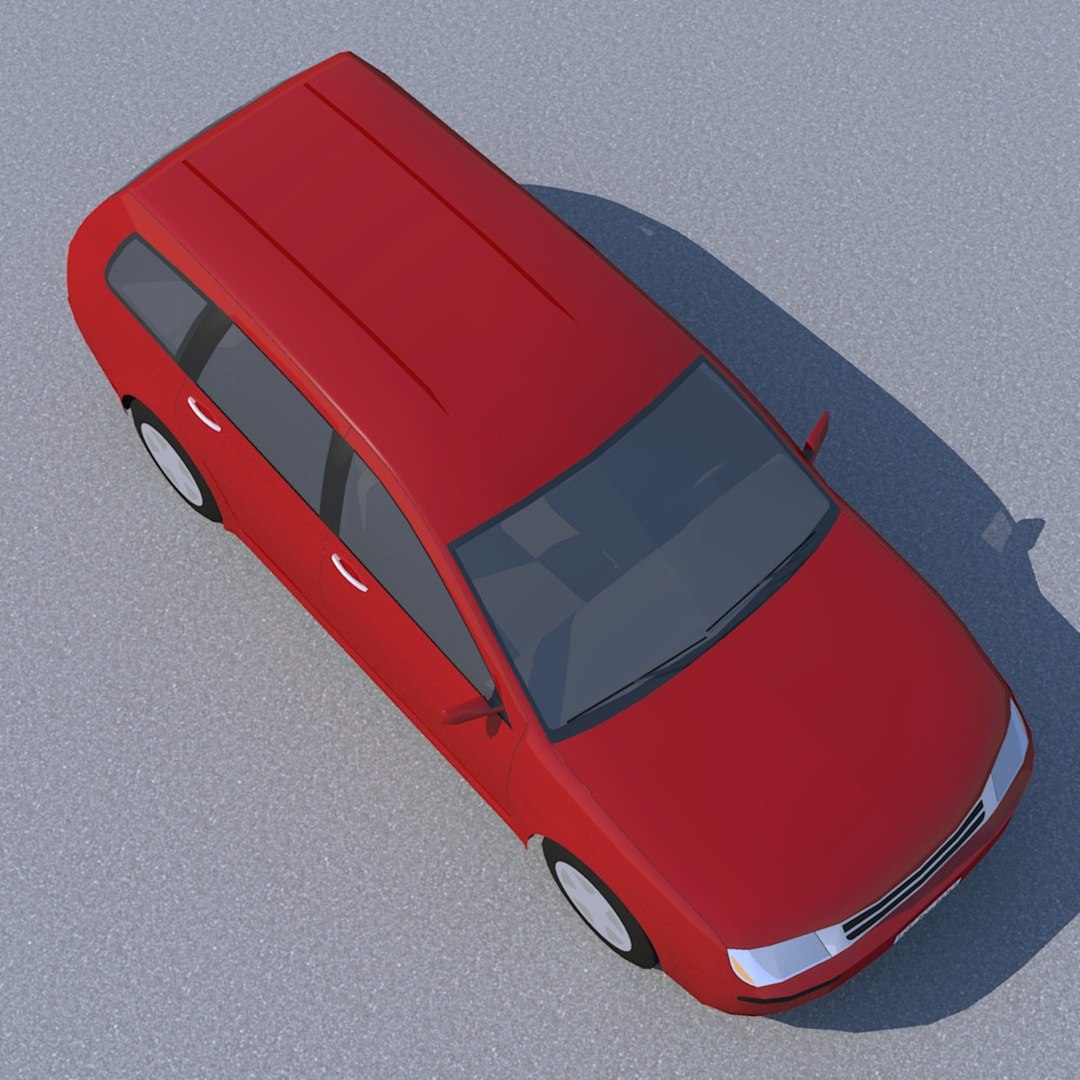 3D Generic Car For Sketchup - TurboSquid 1716991