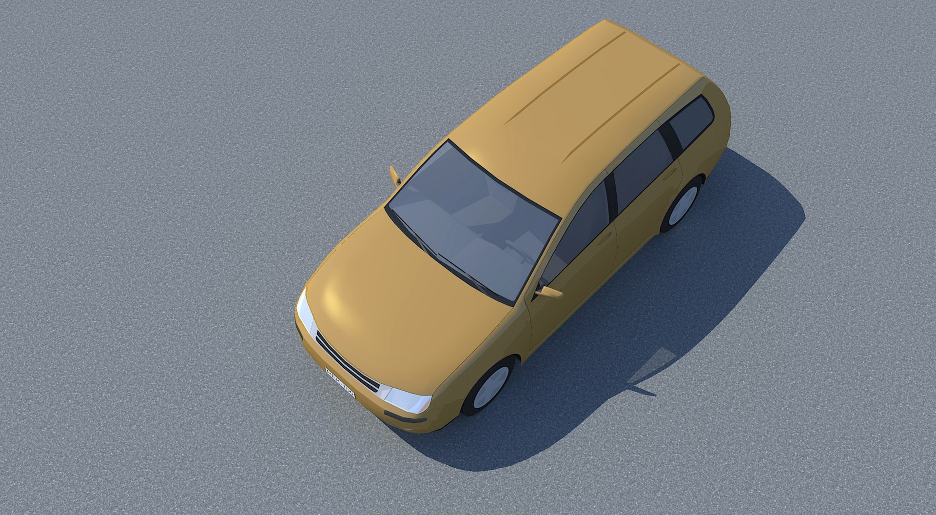 3D Generic Car For Sketchup - TurboSquid 1716991