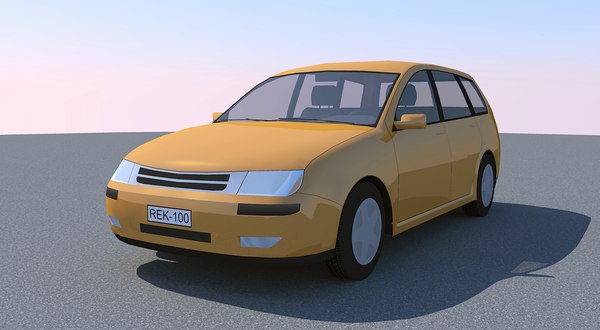 3D модель Универсальный автомобиль для Sketchup - TurboSquid 1716991