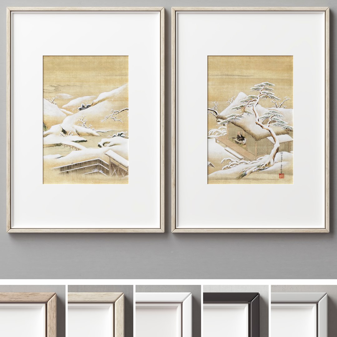 3D Picture Frames Set-444 Model - TurboSquid 2106102