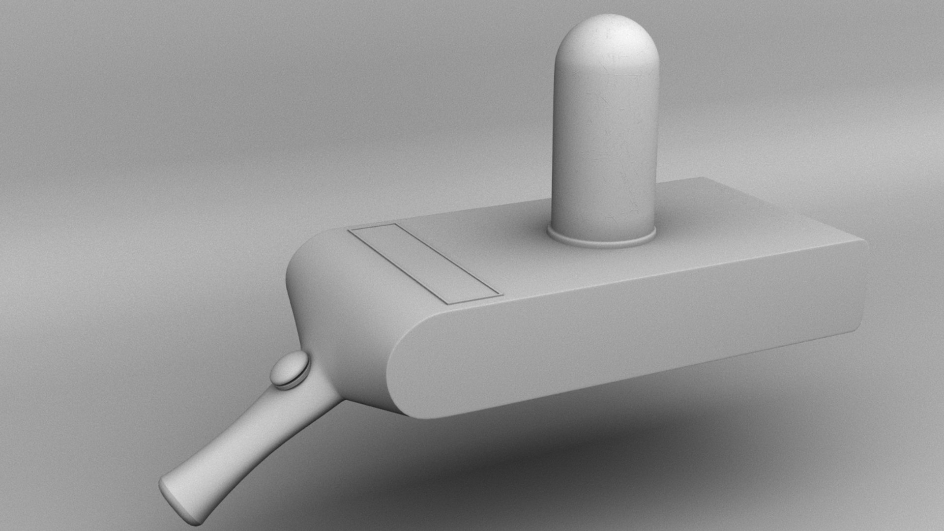 3d portal gun model