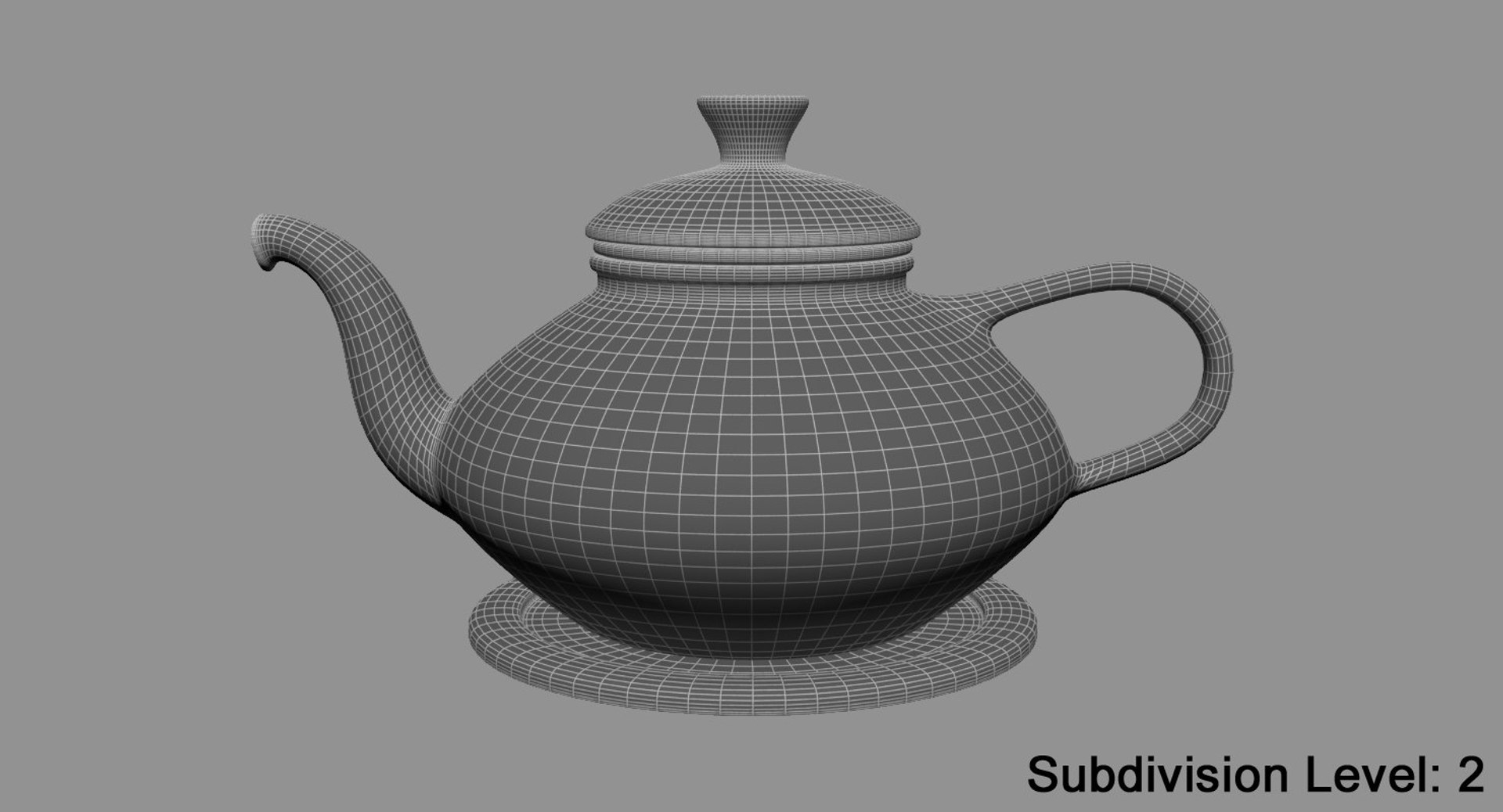 3d Tea Glassware Set Glass Model