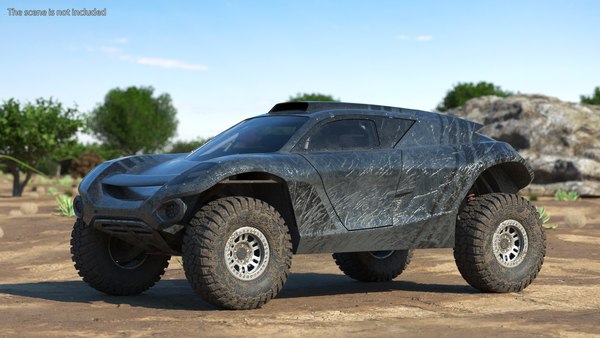 modelo 3d Off Road Racing SUV eléctrico Sucio - TurboSquid 1908054