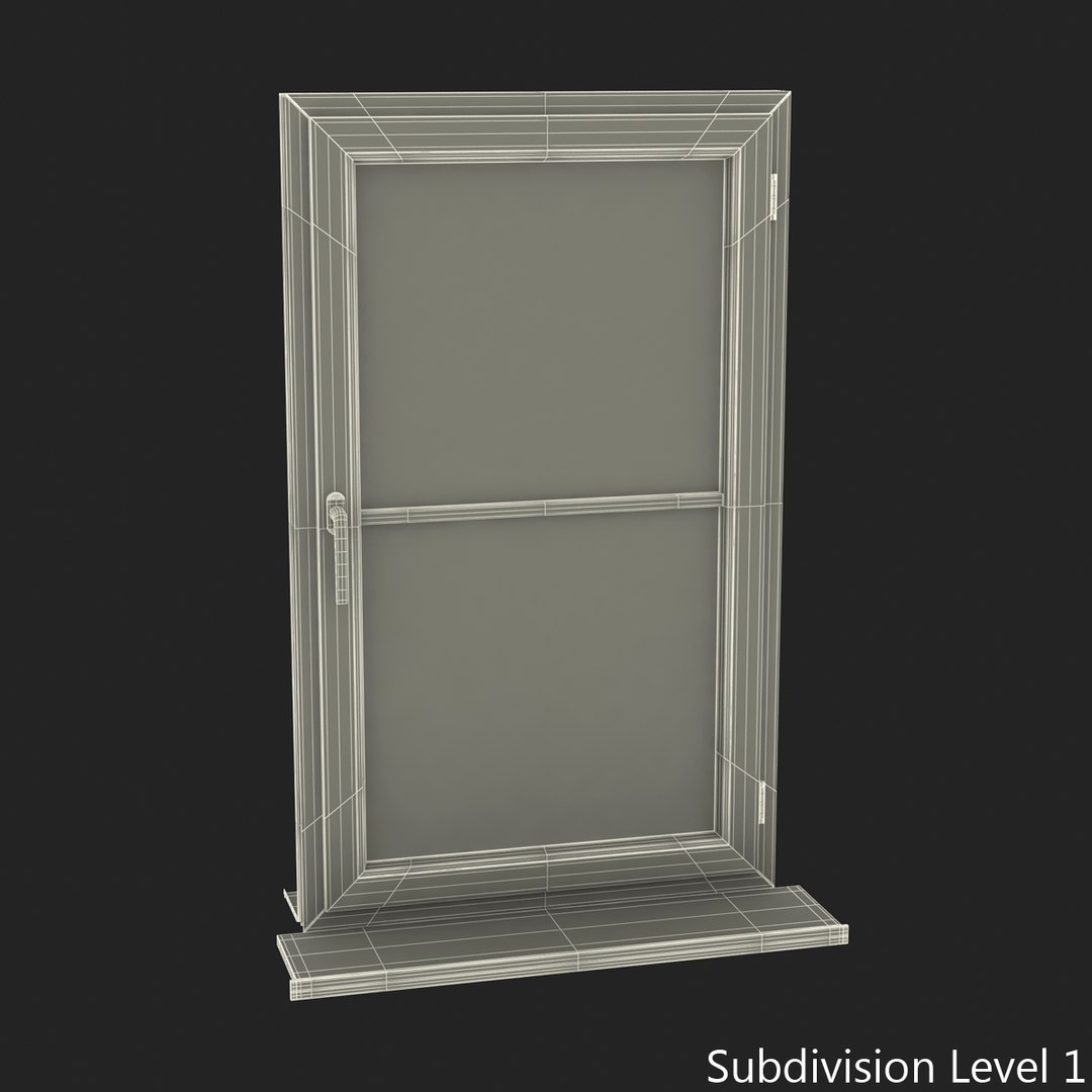 3D windows set interior model - TurboSquid 1169173
