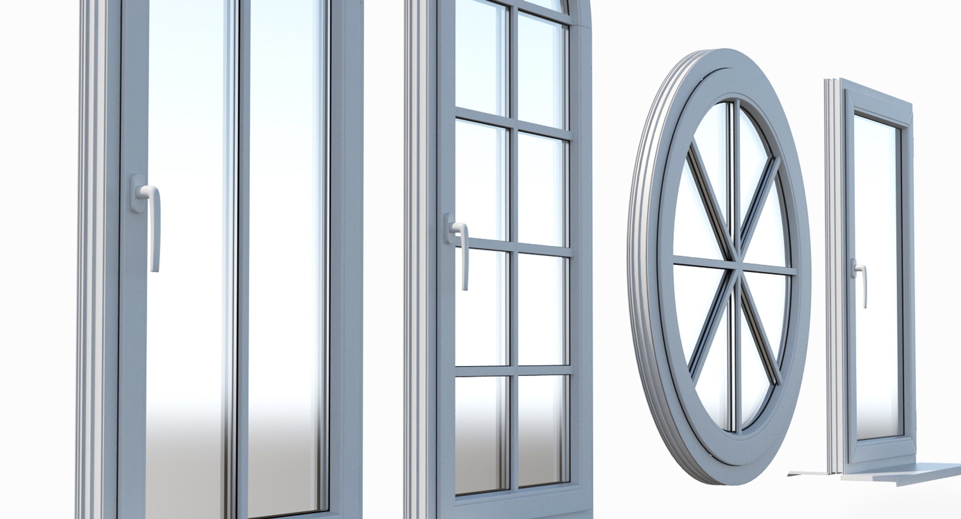 3D windows set interior model - TurboSquid 1169173