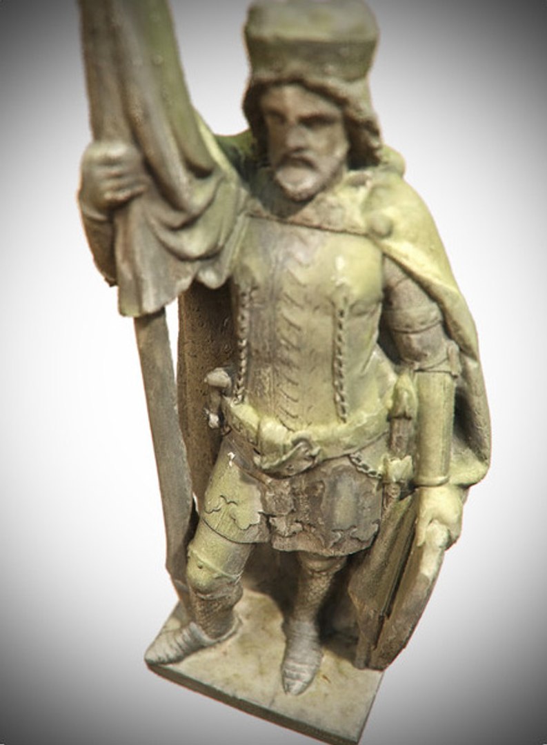 Statue Knight 3d Obj