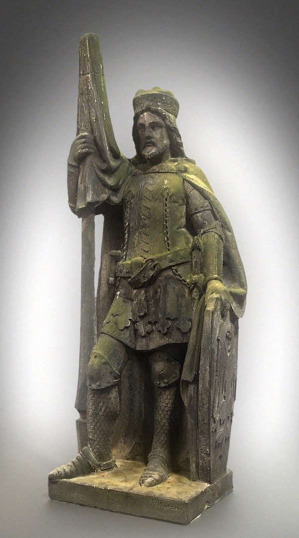 Statue Knight 3d Obj