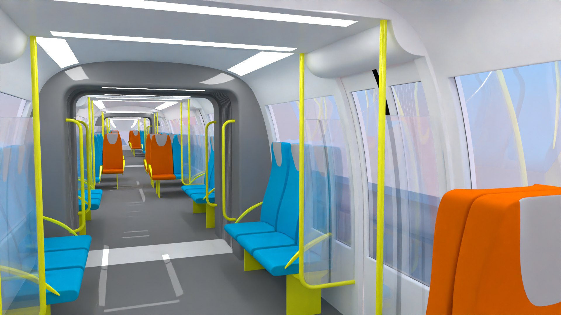 3D Future Monorail Train 2023 III - TurboSquid 2071421