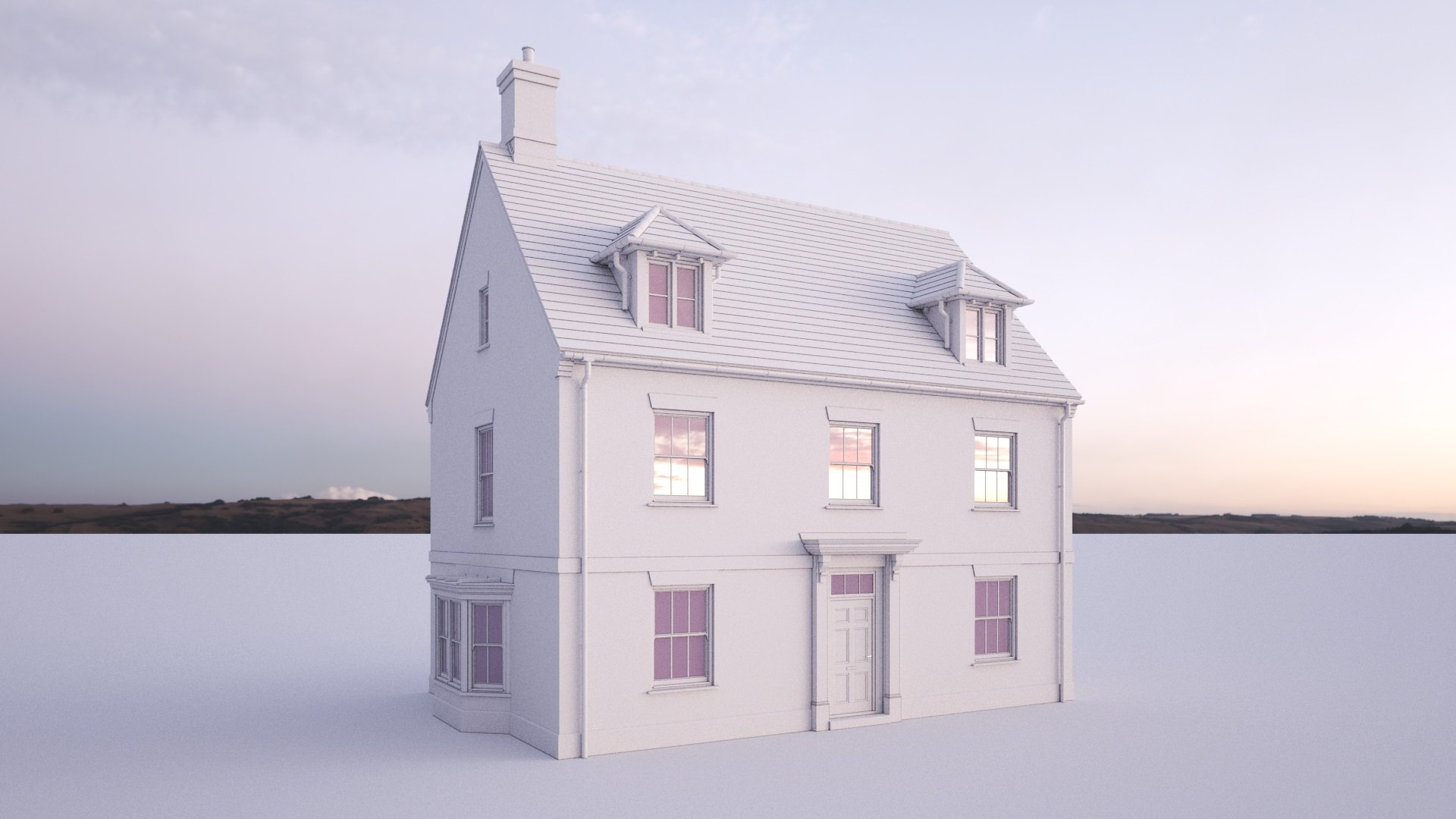 British House Bosc 4F2 3D Model - TurboSquid 2219367
