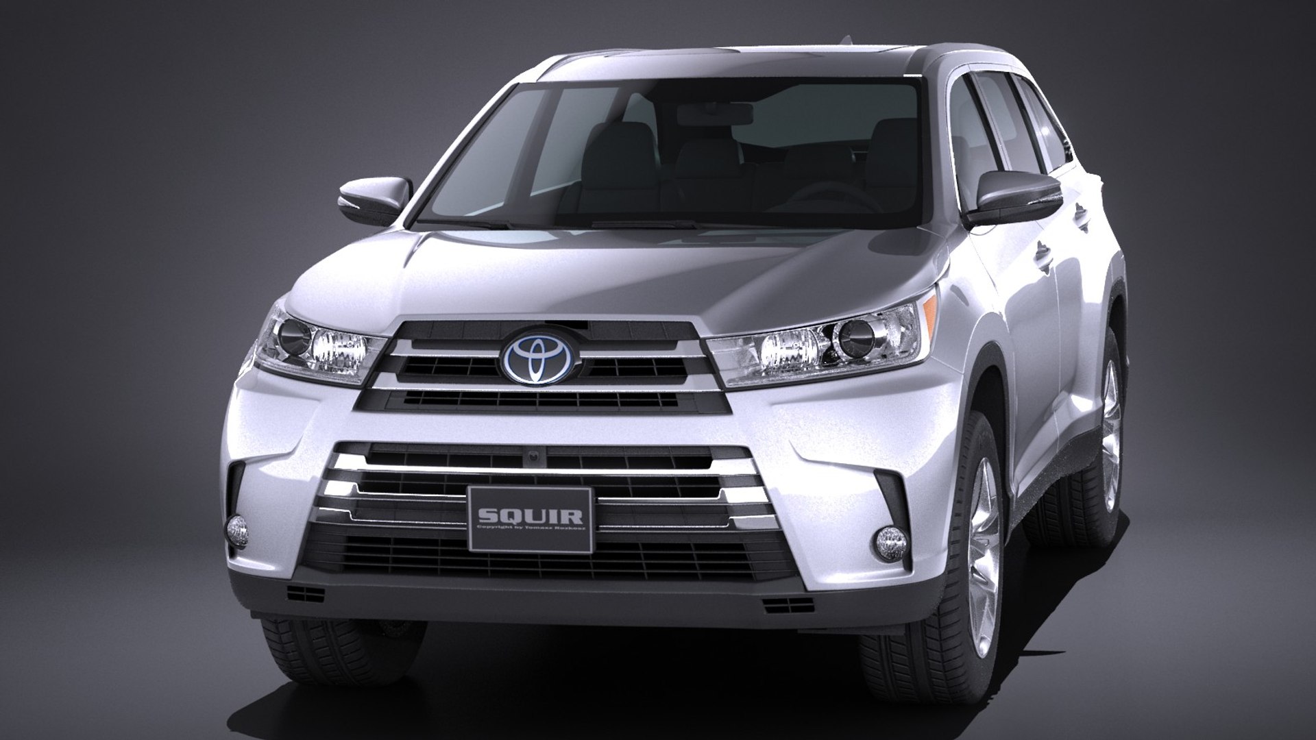 3D Toyota Highlander 2017 Model - TurboSquid 1179585