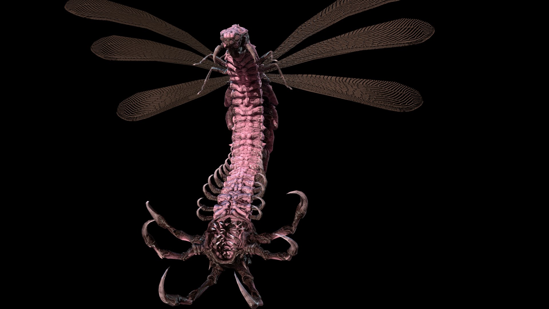 3D Bug Monster Insect Model - TurboSquid 1670588