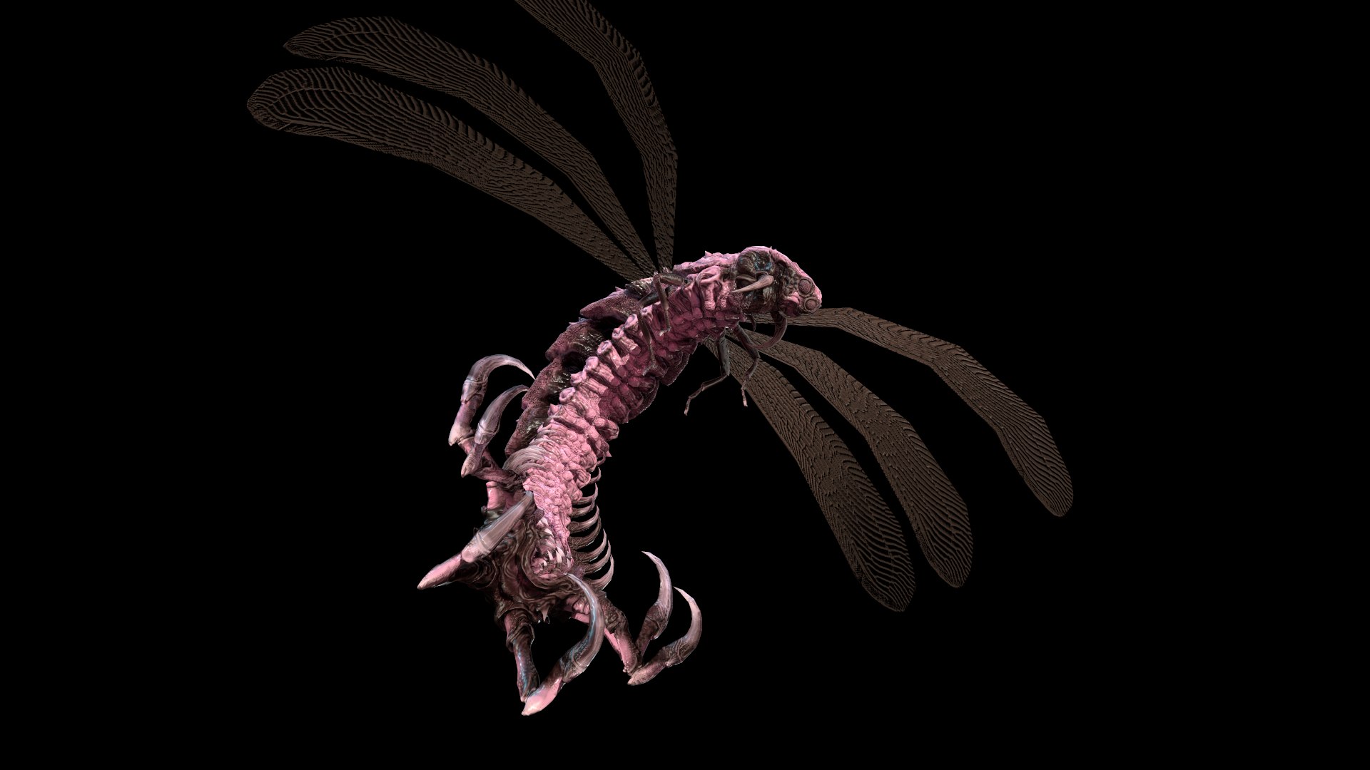 3D Bug Monster Insect Model - TurboSquid 1670588