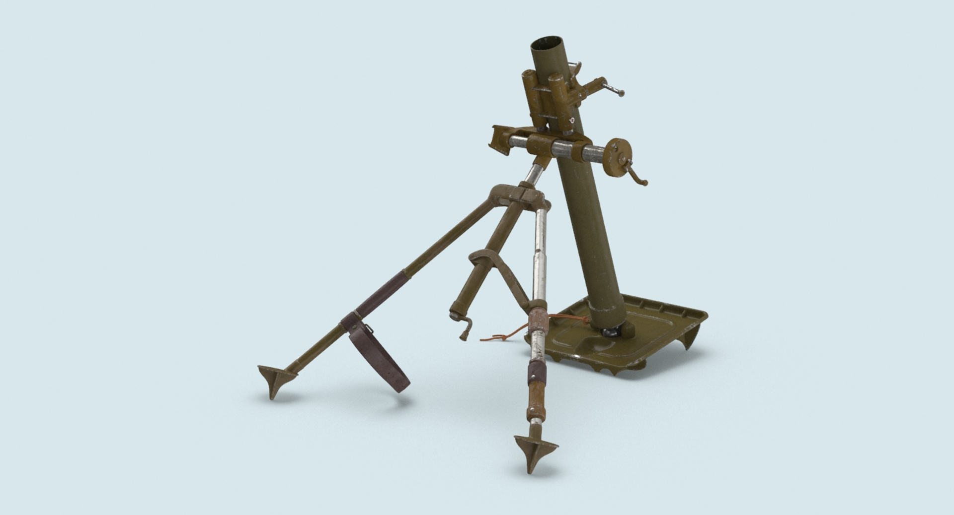 3D M2-mortar Model - TurboSquid 1160497