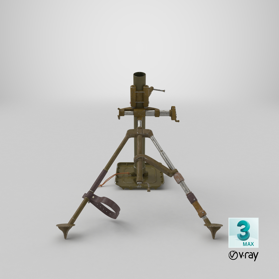 3D m2-mortar model - TurboSquid 1160497