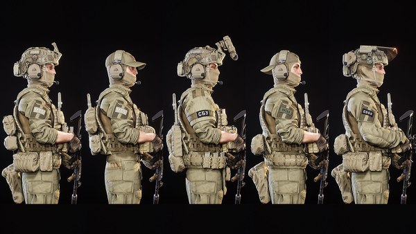 3D MODULAR SOLDIER PACK model - TurboSquid 1919255