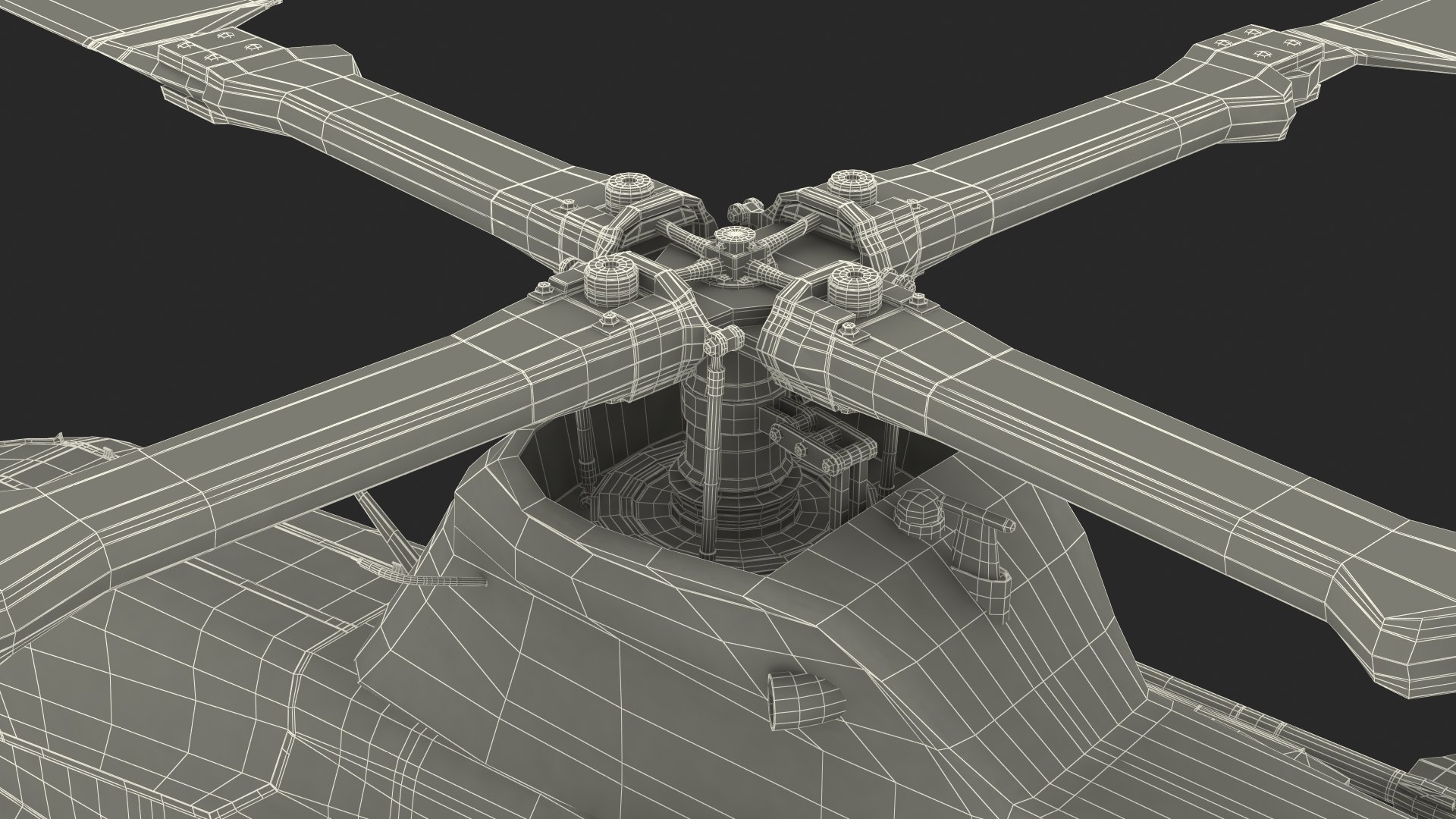 Bell AH-1Z Lethal Combat Helicopter Rigged For Cinema 4D Model ...