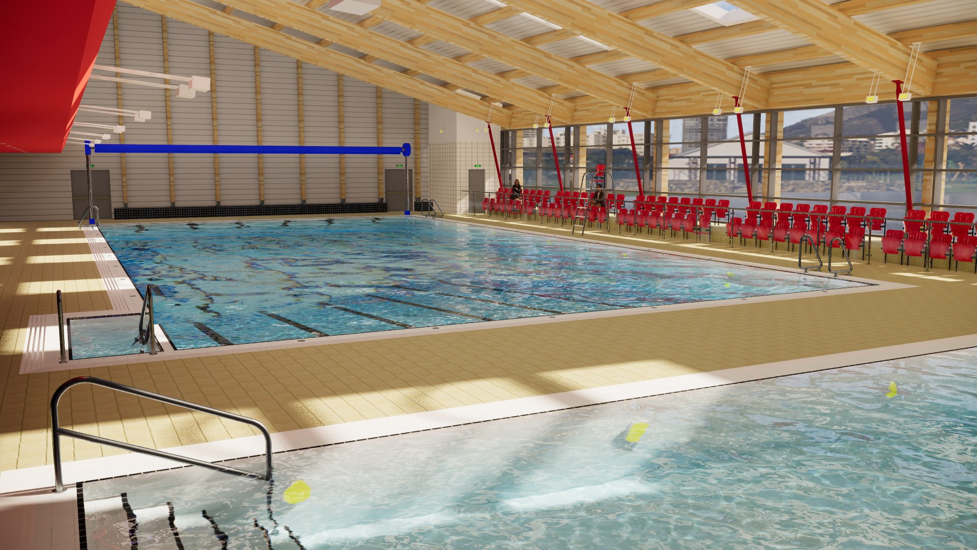 Swimming Pool 25m Model - TurboSquid 2121025