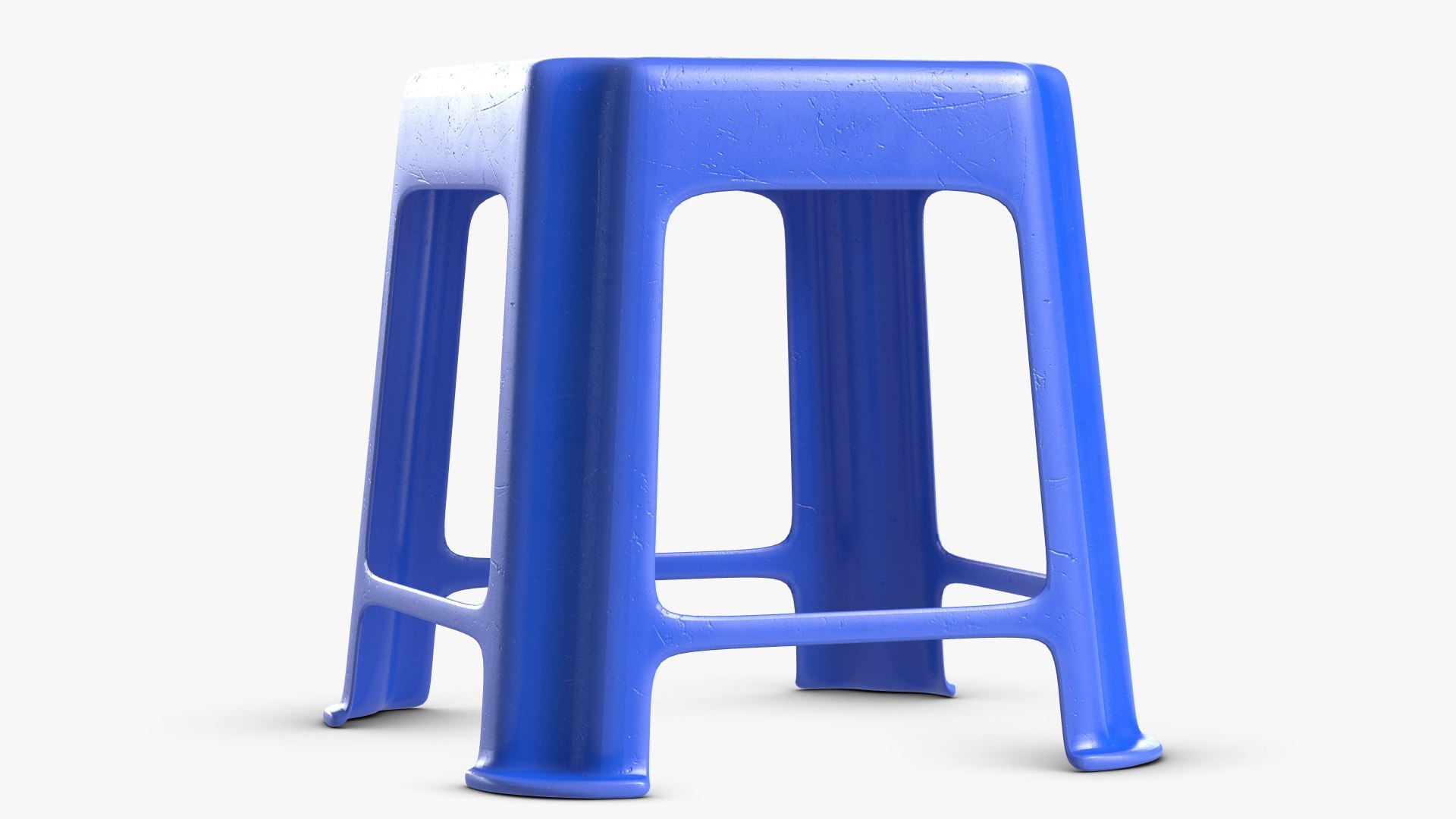 3D Hard Plastic Stool - TurboSquid 1610330