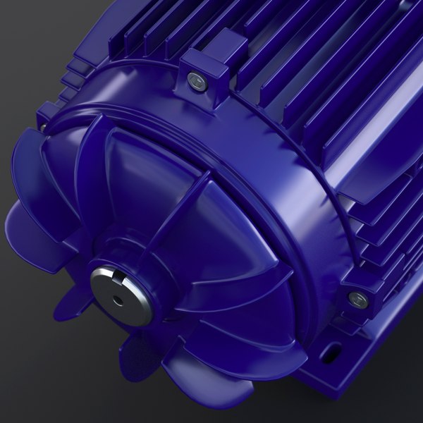 3d model electric motor