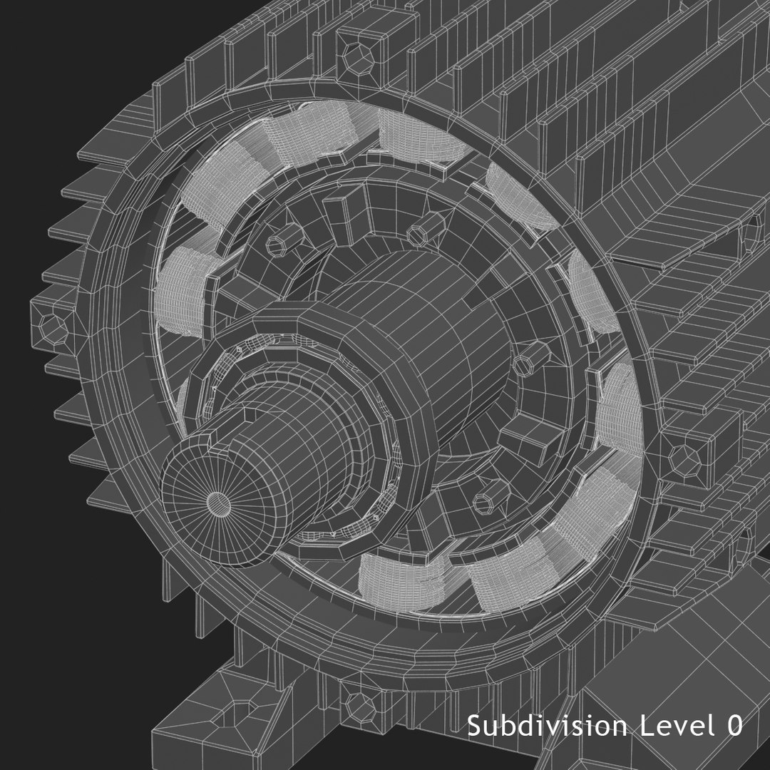 3d Model Electric Motor