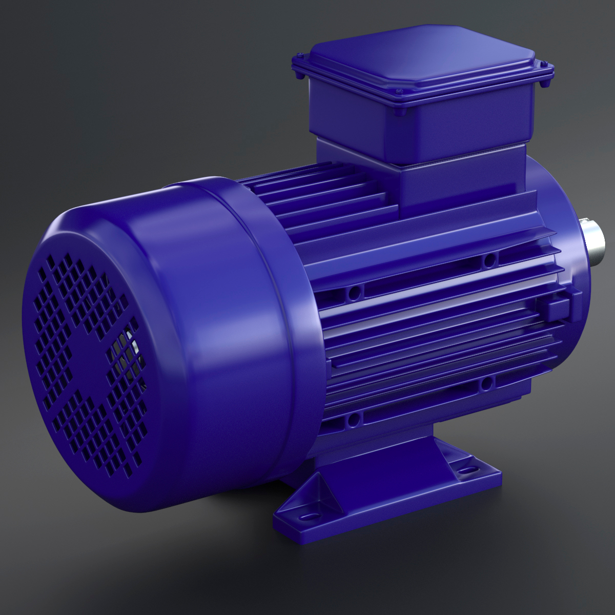3d model electric motor