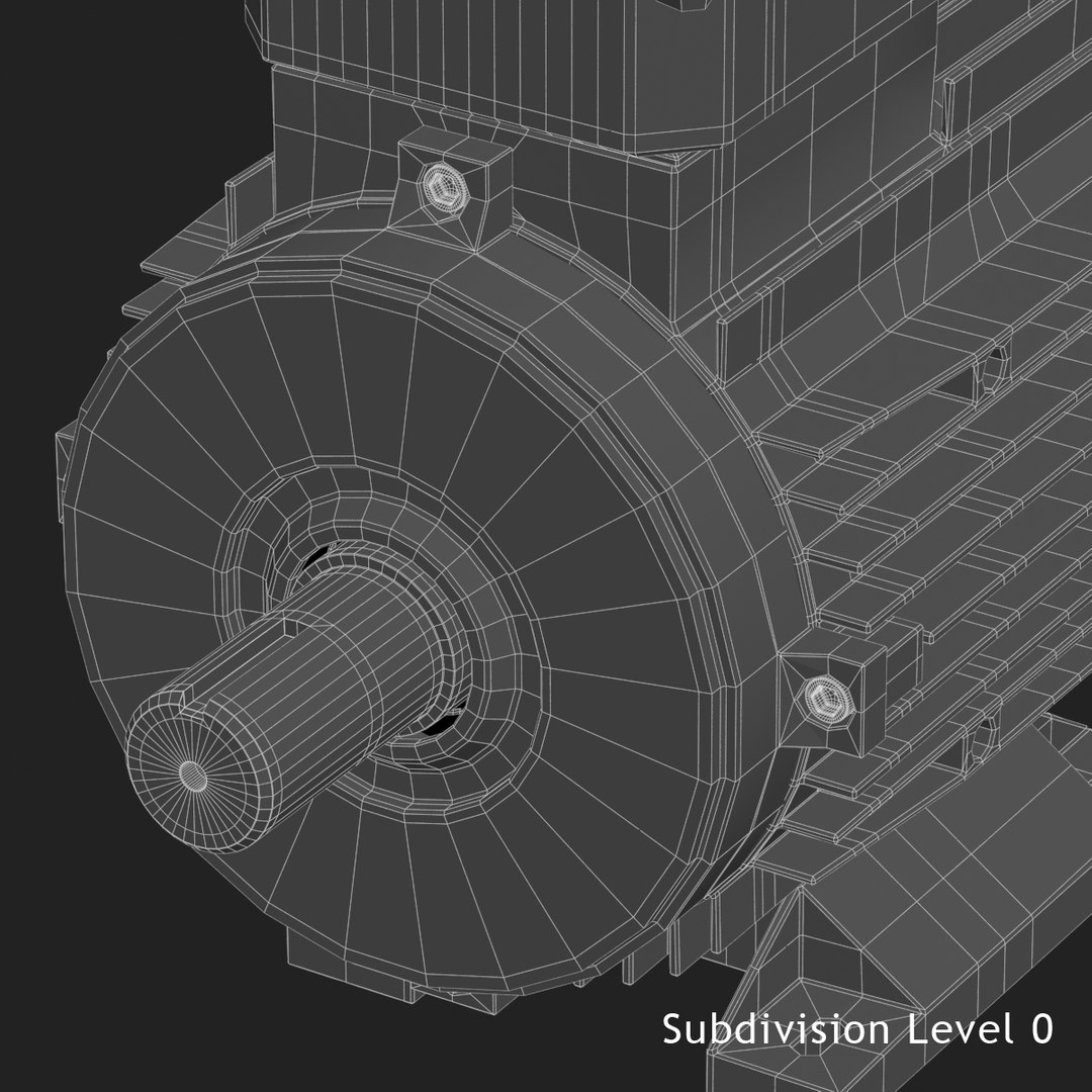 3d Model Electric Motor