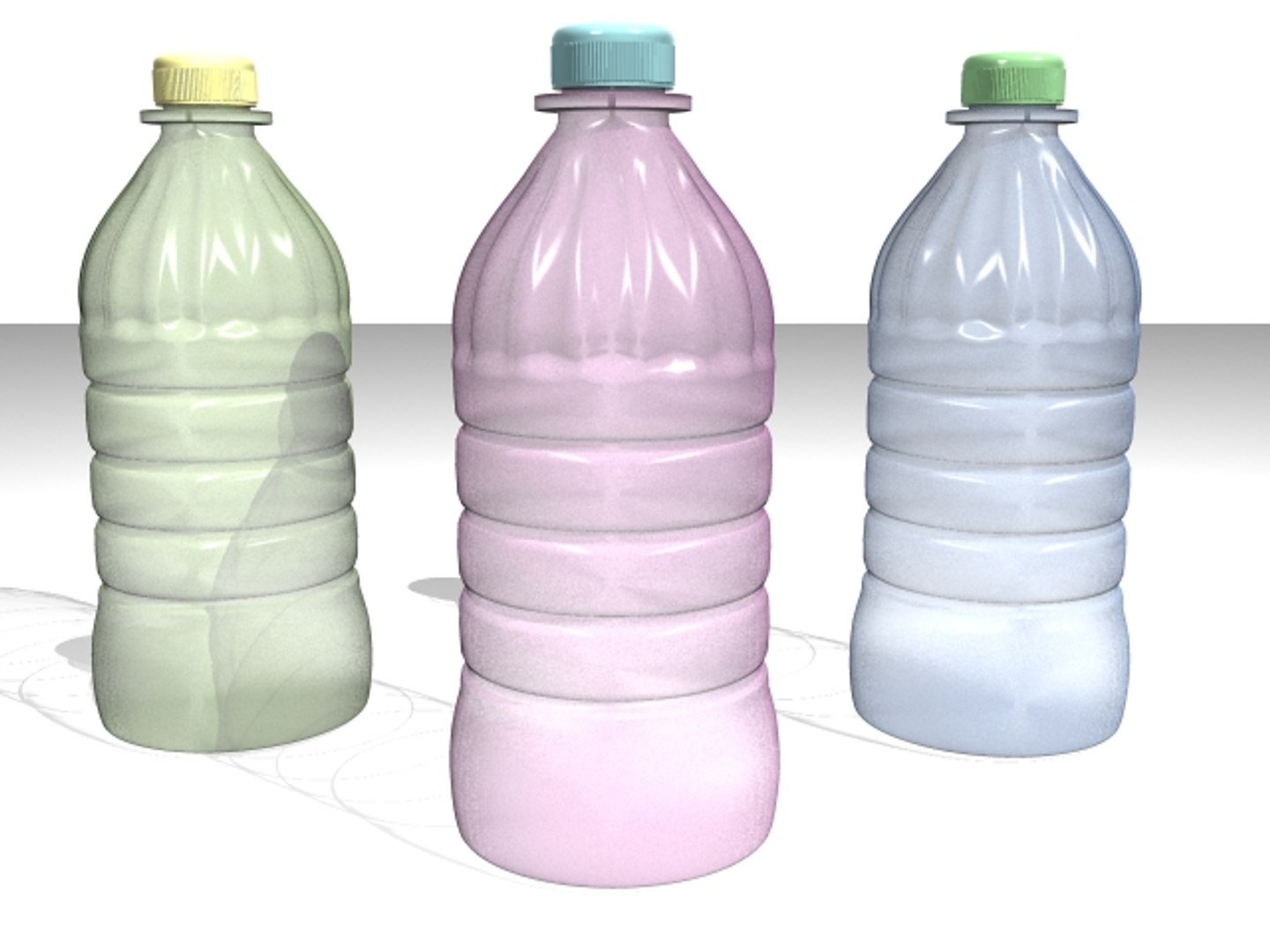 3d Model Plastic Bottle
