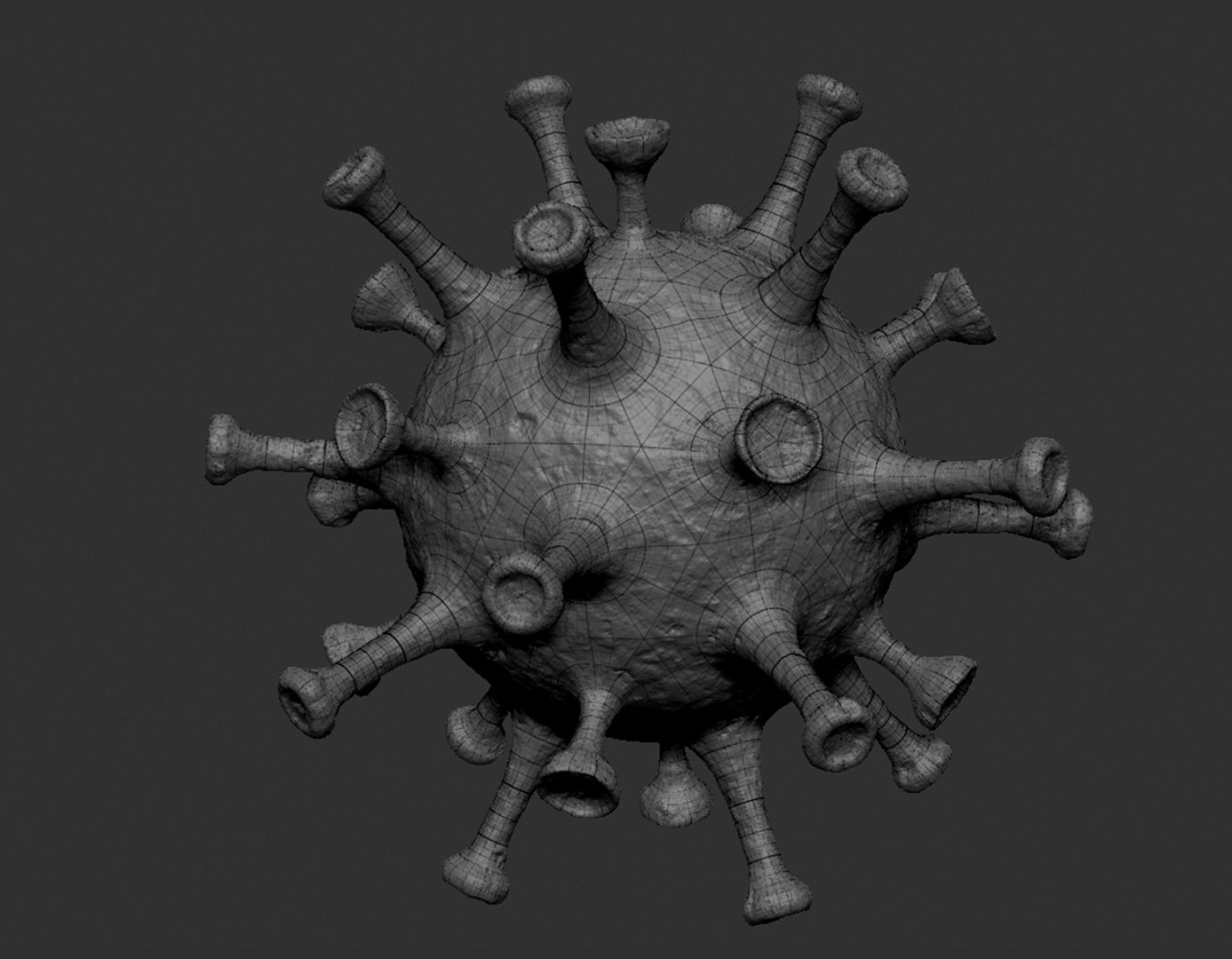 3D virus print model - TurboSquid 1765611