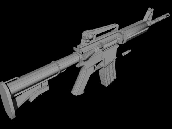 3d m4a1 m4 model