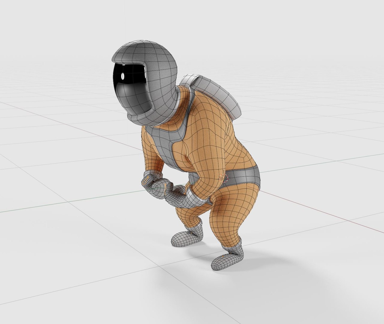 3D Rigged Cartoon Space Man Character Model - TurboSquid 1760138