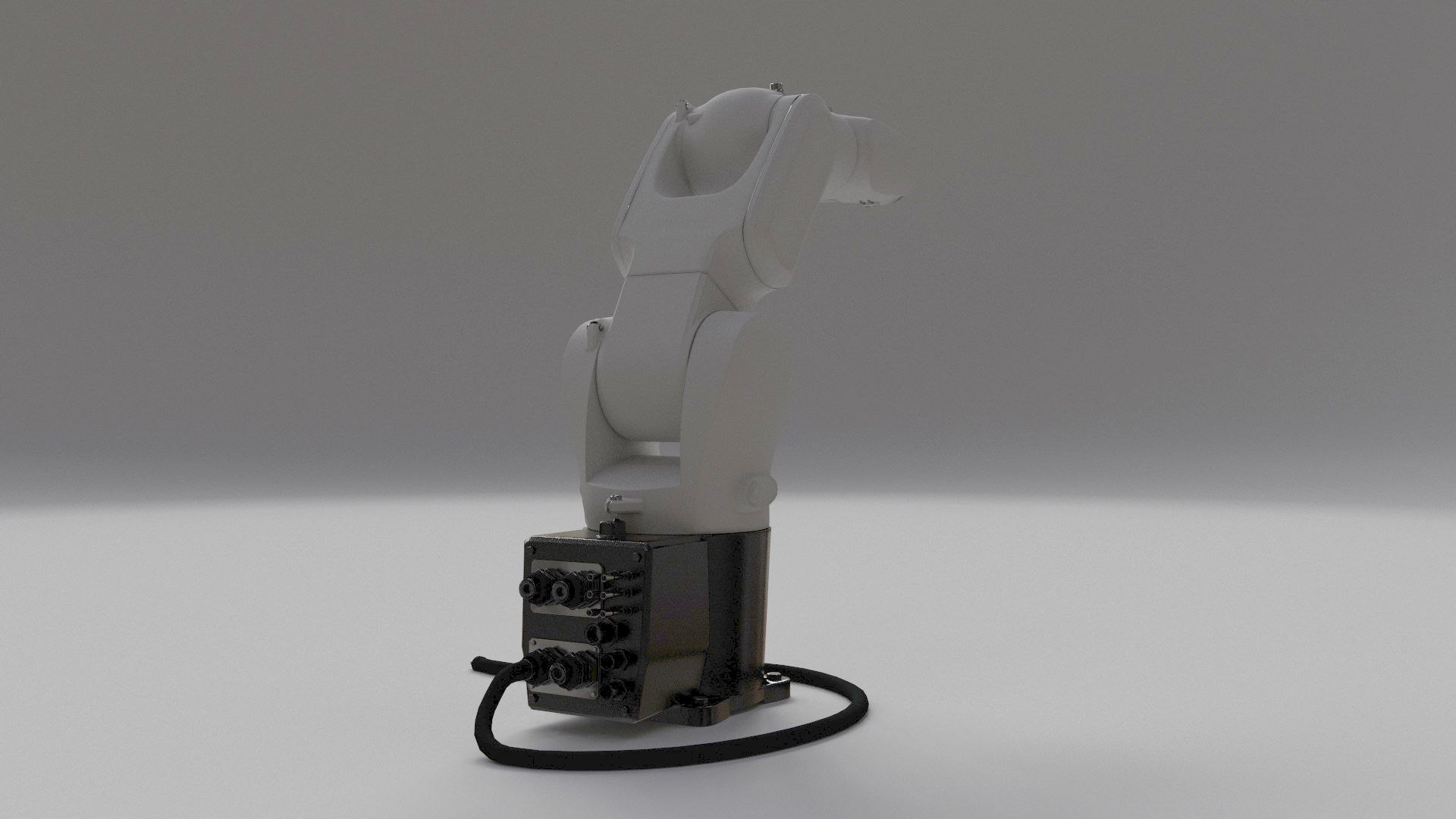3D 4 Industrial Robots And 4 Differents Head 3D Model Collection Model ...