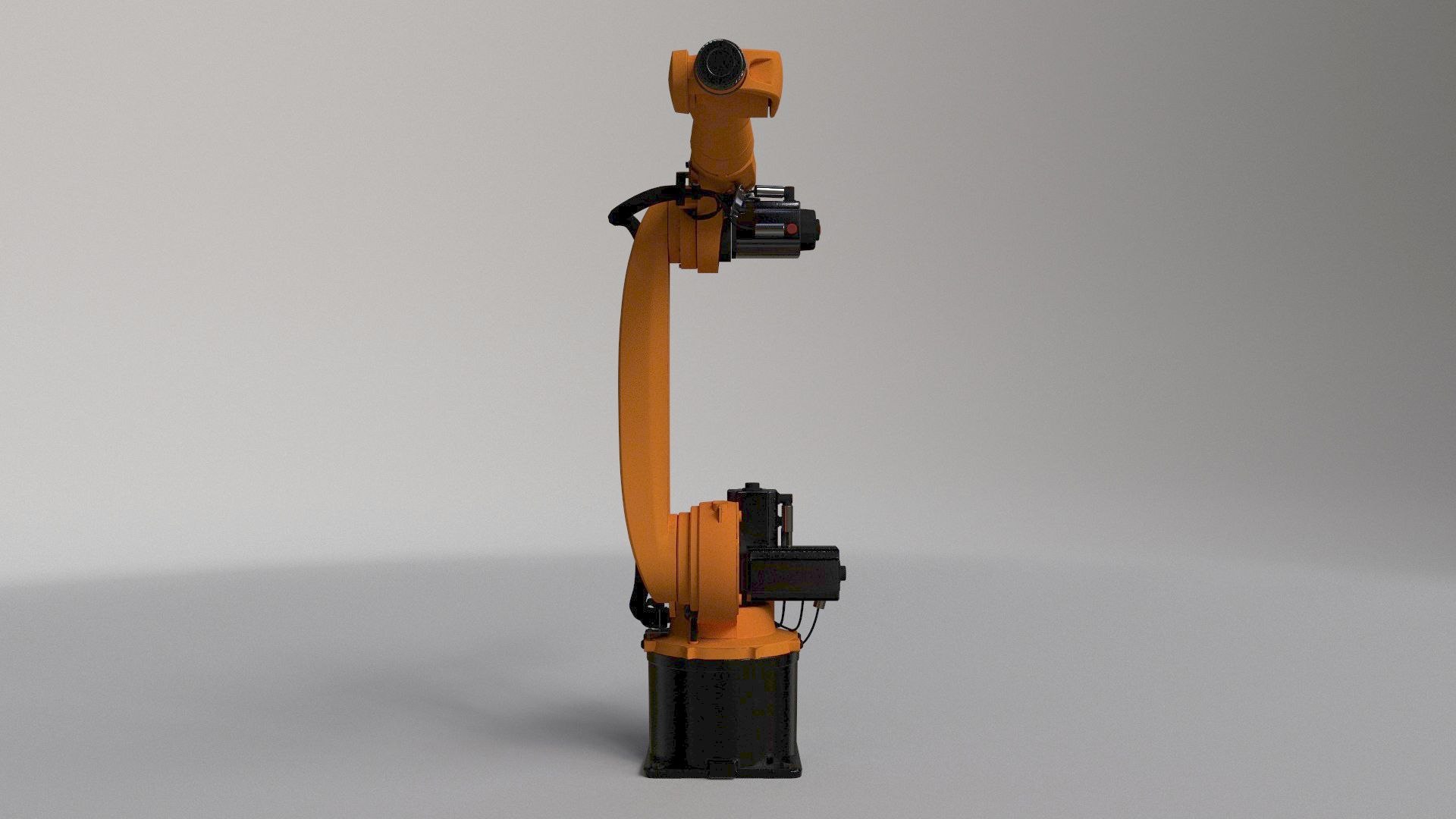 3D 4 Industrial Robots And 4 Differents Head 3D Model Collection Model ...
