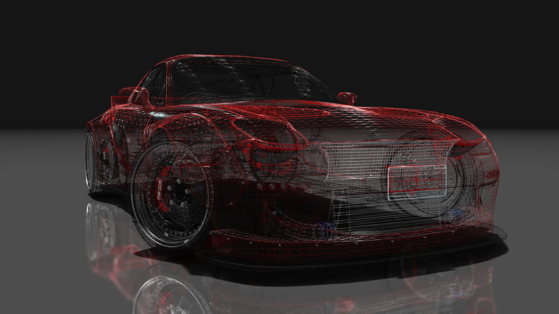 3D RX7 Rocket Bunny Model - TurboSquid 2142728