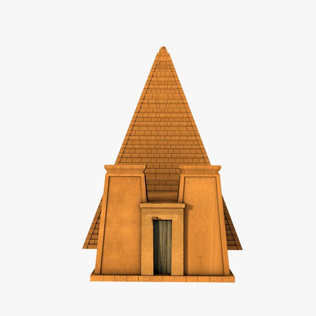 3d model sudanese nubian pyramid